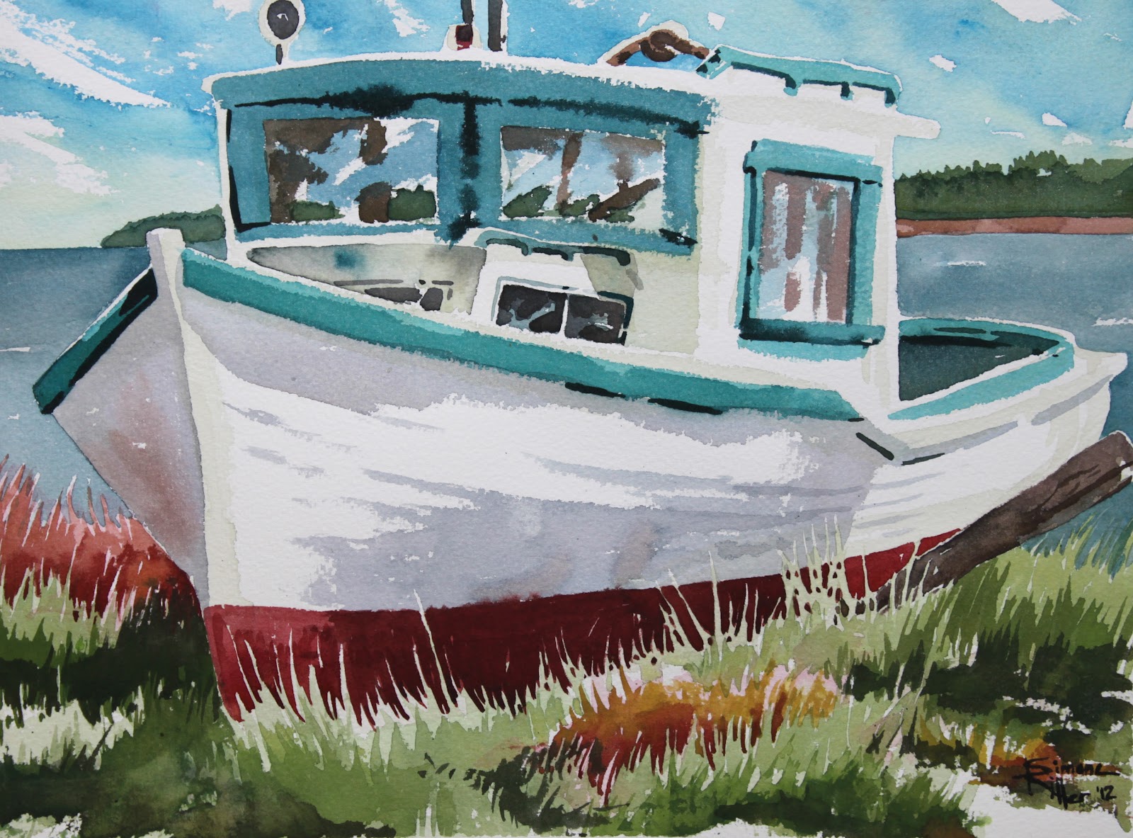 Simone Ritter Art: Watercolour Landscape Paintings