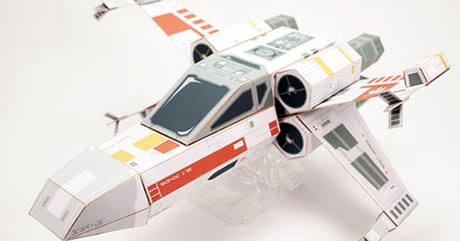 Star Wars: X-Wing Rebel Alliance Starfighter Paper Toy | Paperized Crafts