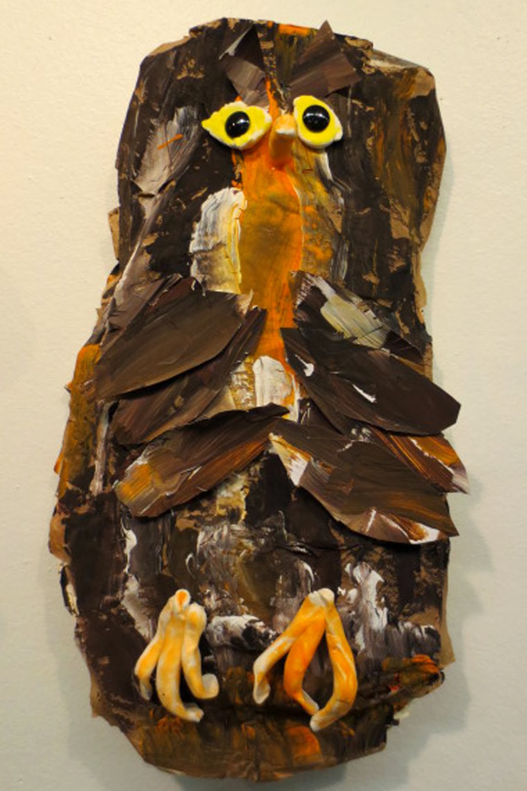 Mrs. Nohelty's Art Lab: 1st Grade Paper Mache - Owl Moon