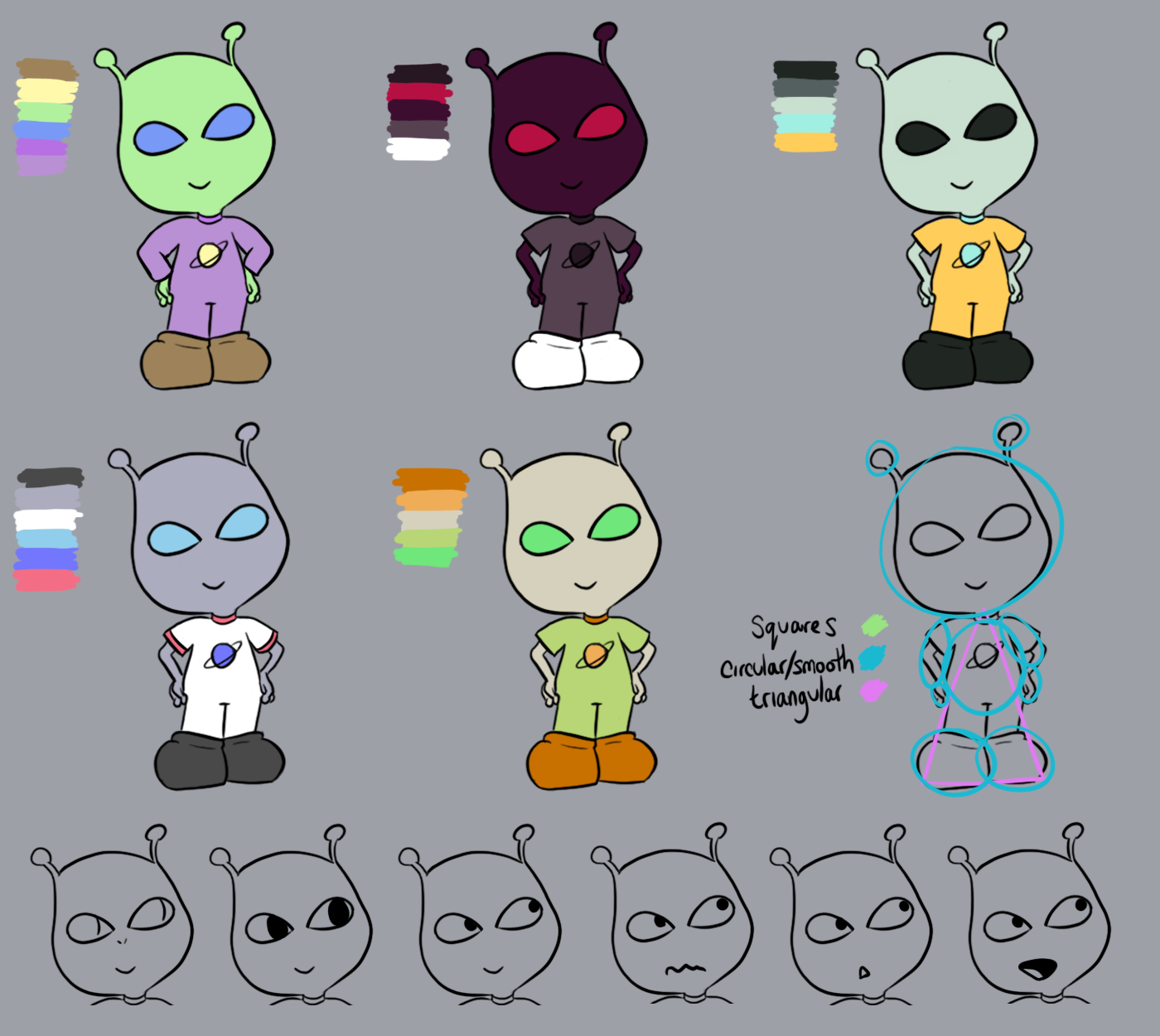 Steph's Indefinite Journey: Character Design Iterations: Narrowing It Down