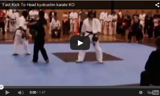 Fast Kick To Head kyokushin karate KO - Mixed Martial Arts