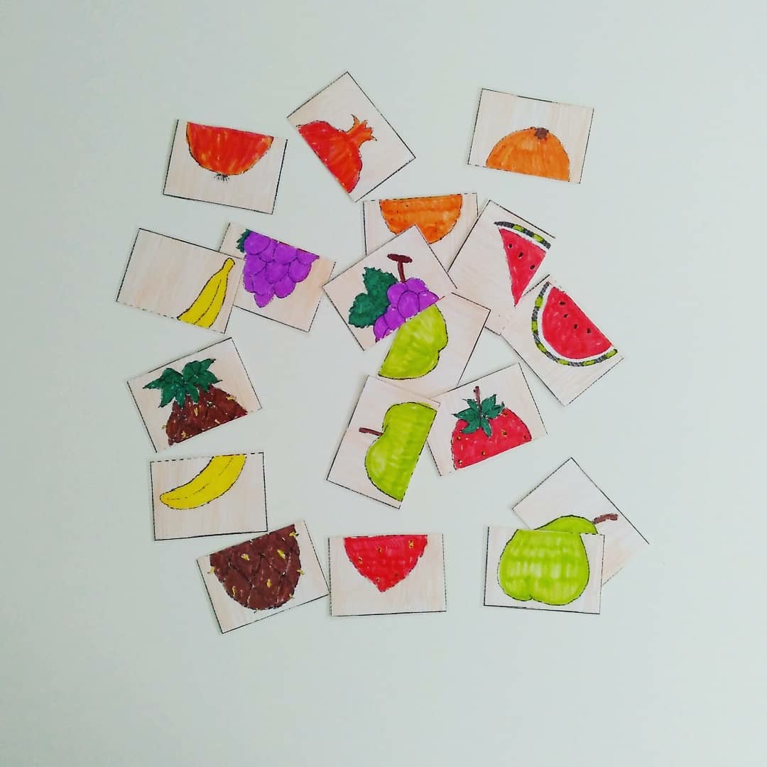 Materiales para Educación Infantil: PUZZLE DE FRUTAS