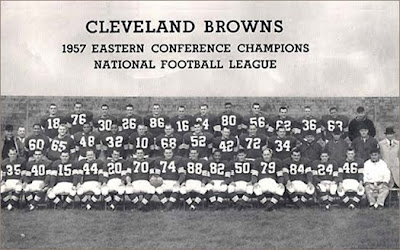 The History of Pro Football: 1957 NFL Semifinal-Cleveland Browns-31 ...