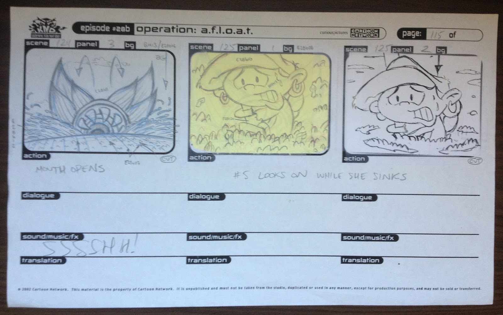 warburtonlabs: KND STORYBOARD PAGES (season three part 1)