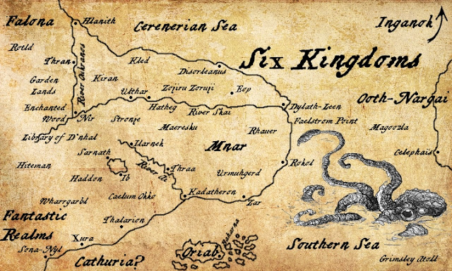 Chainsaw Alice in Wonderland: Lovecraft's Dreamlands Map