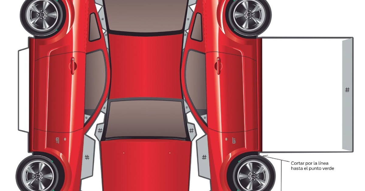 Build Your Own Paper Ford Mustang Shelby Gt500 498 Pa - vrogue.co