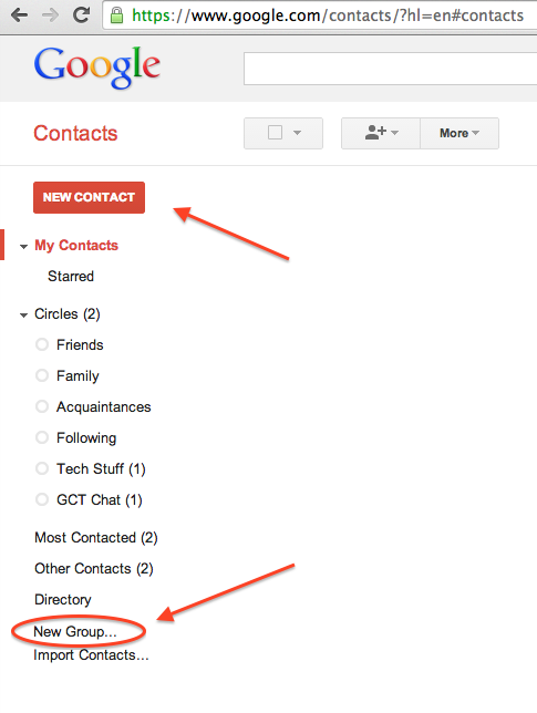 TeachingTechNix: Create a Group in Google Contacts