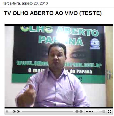 Olho Aberto Paraná: TV OLHO ABERTO AO VIVO