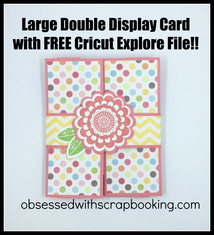 Obsessed with Scrapbooking: [Video]Make a FAST Cricut Large Double ...