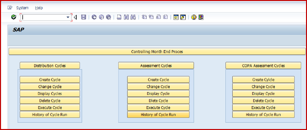 SAP FICO Central: Module pool for CO Month End Process