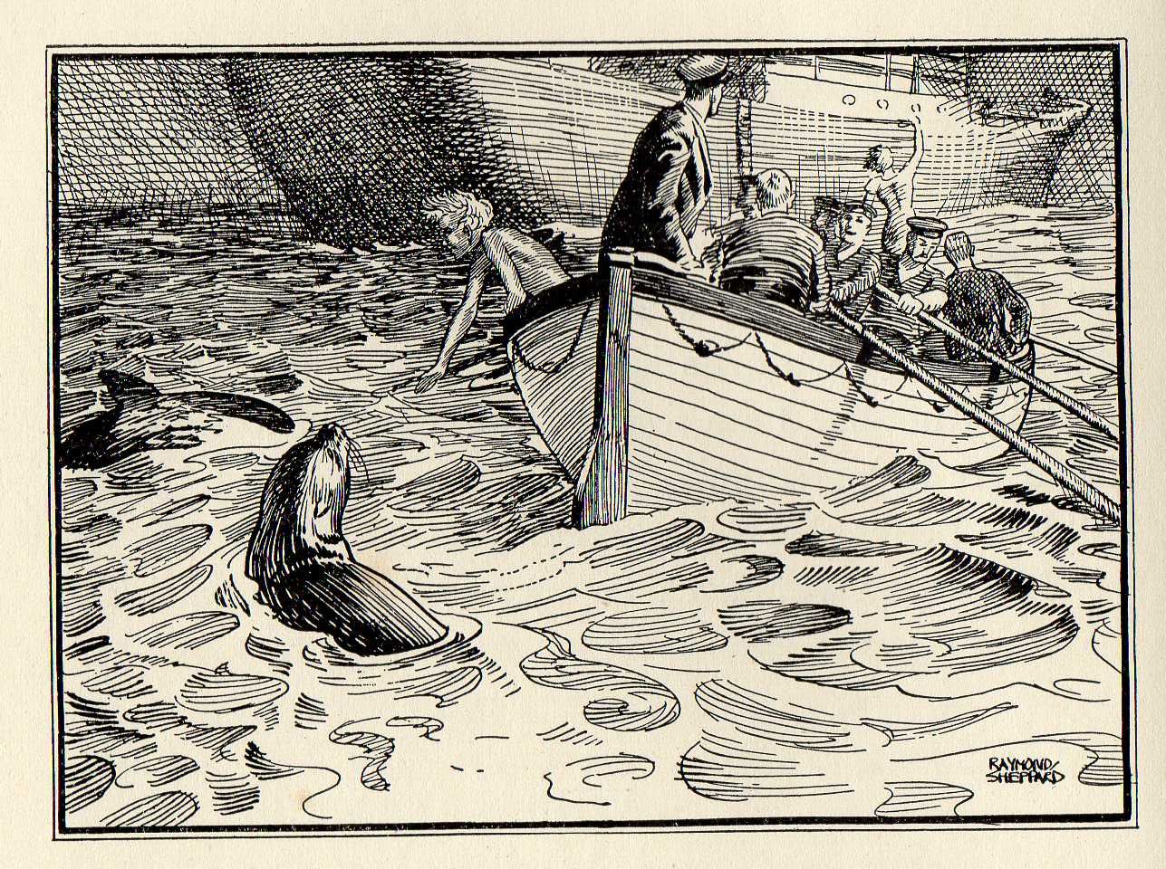 Raymond Sheppard and Patrick by Diana M. Buttenshaw