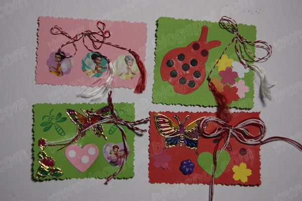 Un îngeraş de fată : modele de martisoare