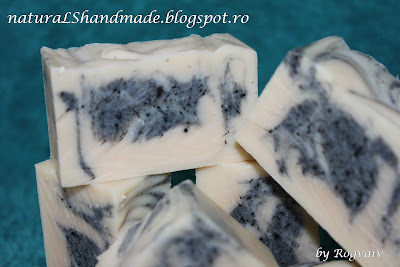 NHbyR: S4 - Sapun natural cu Carbune medicinal (vegan)