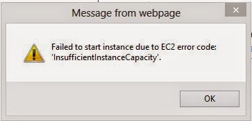 Ken Umemoto's vReality: AWS EC2 error code: 'insufficientInstanceCapacity'