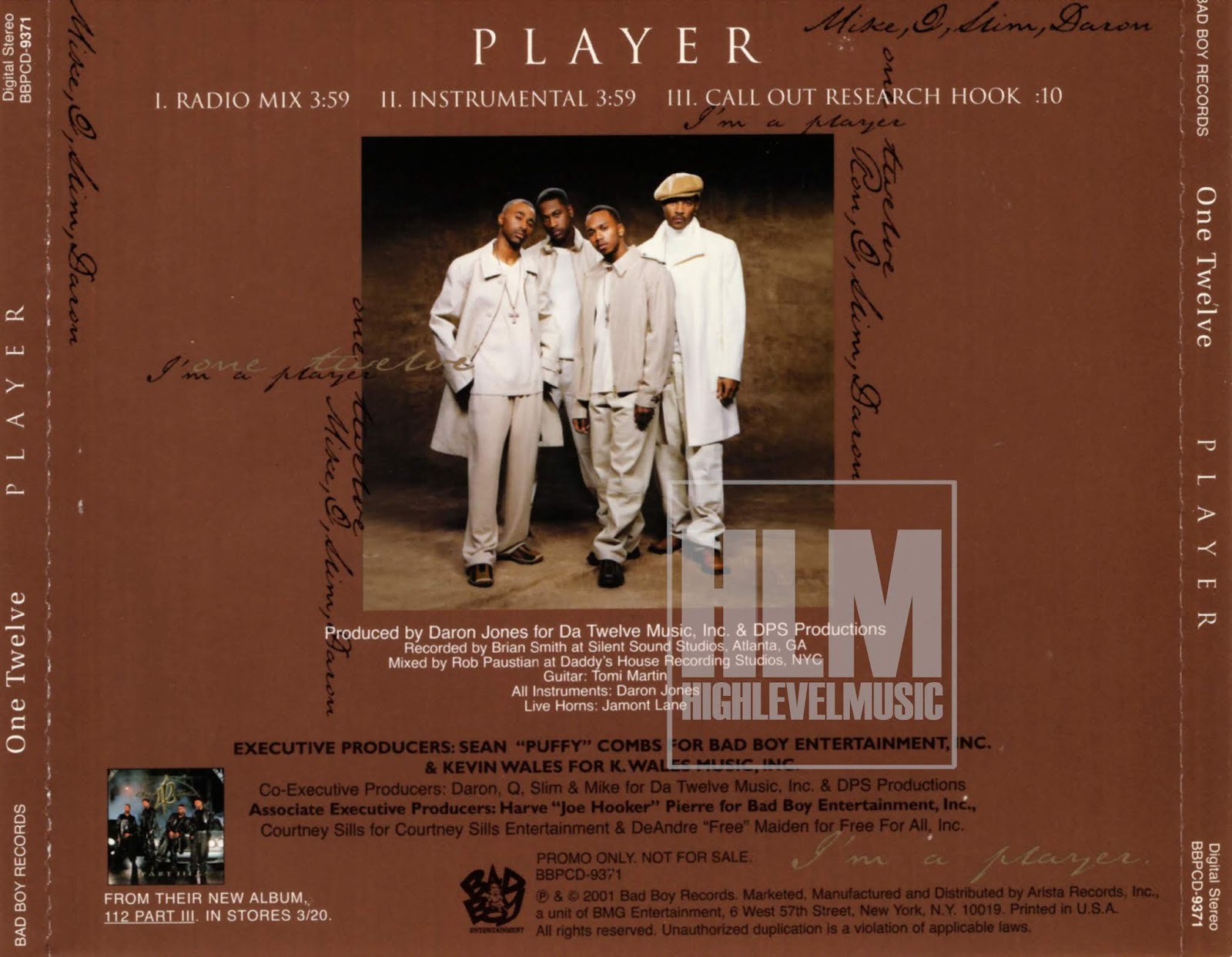 highest level of music: 112 - Player-(Promo_CDS)-FLAC-2001-hlm