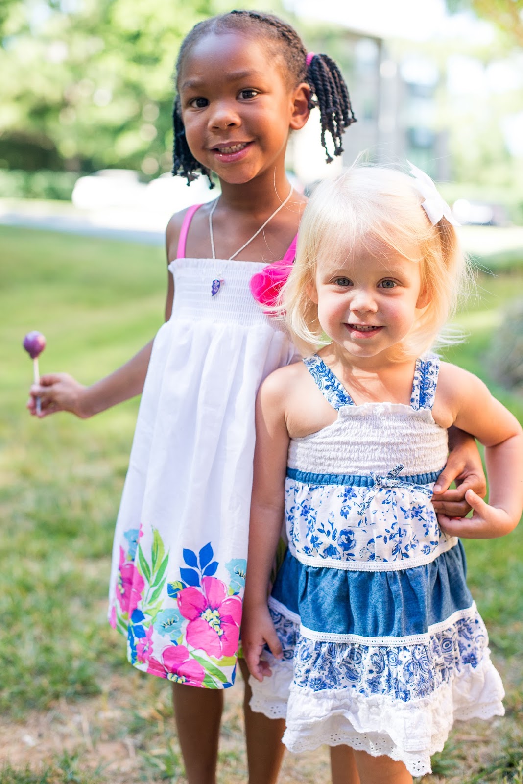 The littlest girls in the family (and please notice the lollipop from ...