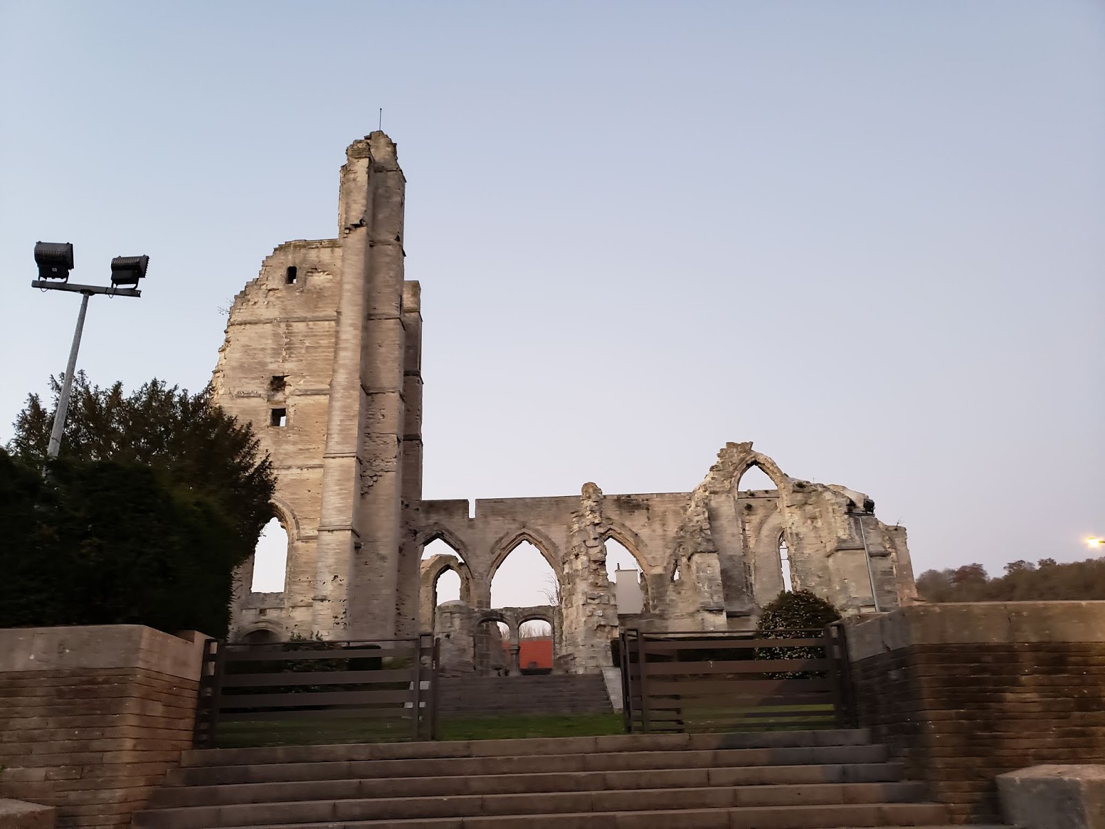 Churches of the East: The ruins of of Saint Albain Nazaire, France.