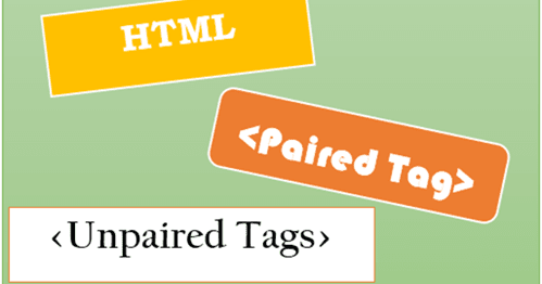 एचटीएम्एल हिंदी में - Html Paired And Unpaired Tags Example Ke Sath ...