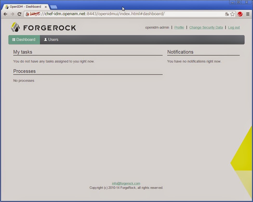 OpenAM: OpenIDMのインストール