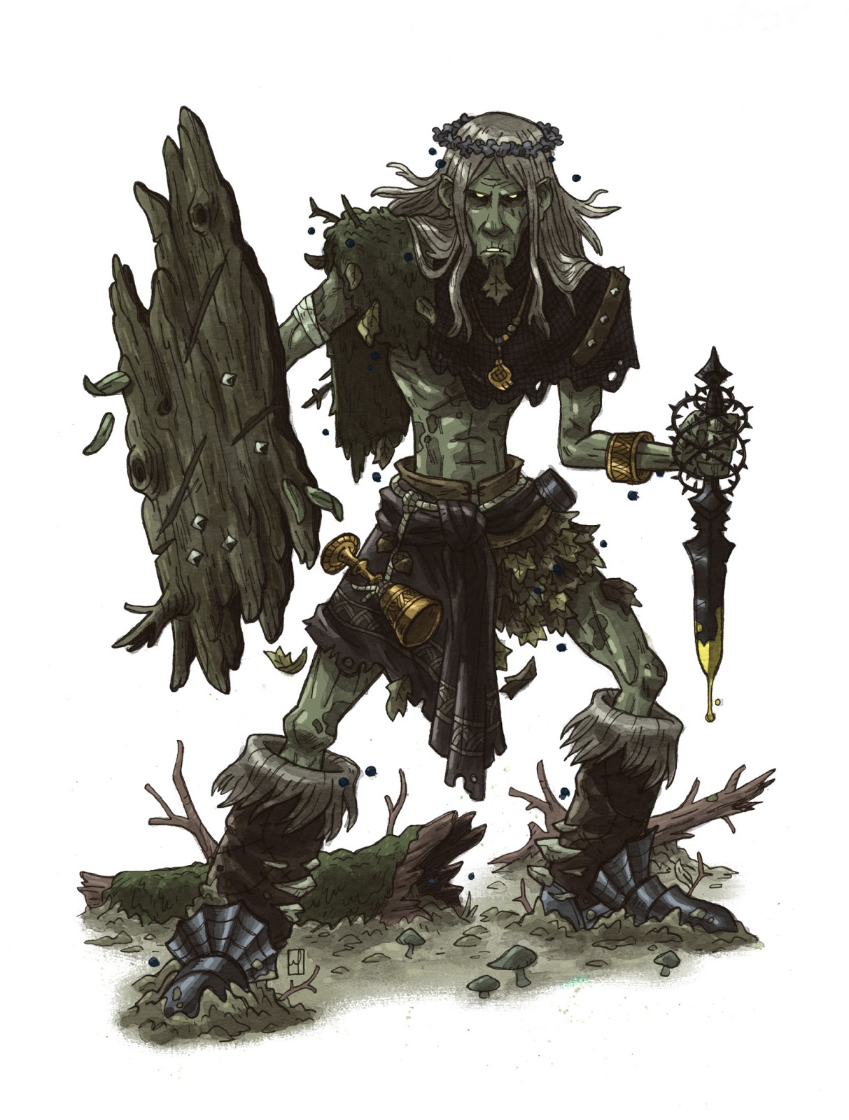 The Art of M. S. Corley: Undead Dryad