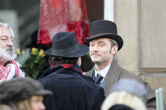 Jude Law hairstyle in sherlock holmes | Celebrities Hairstyle