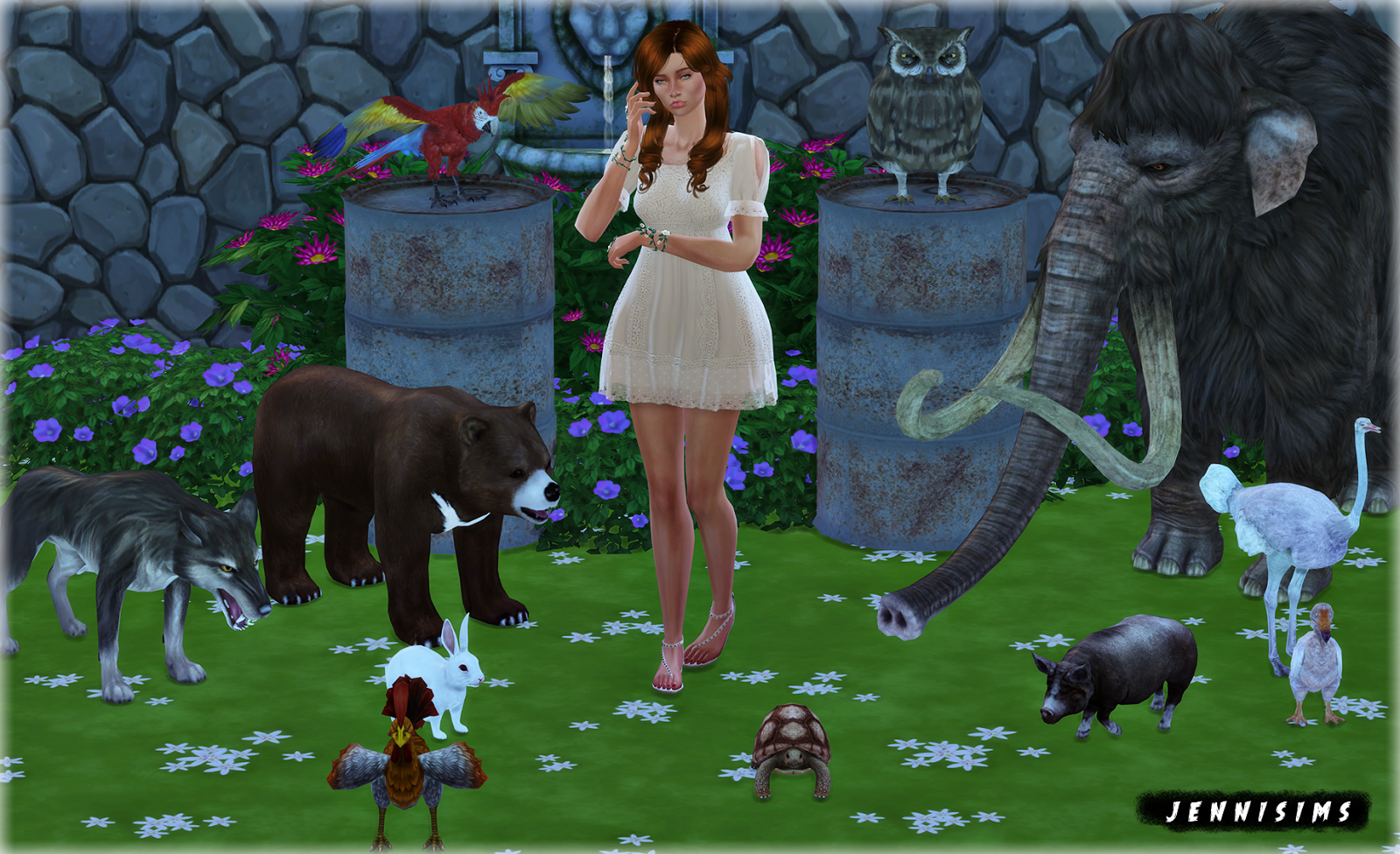 Sims 4 CC's - The Best: Decorative Animals by JenniSims