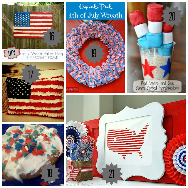 Someday Crafts: Roundup of 40 Independence Day Projects