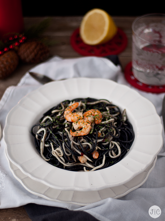 Pasta negra, un plato delicioso para estos días - Jaleo en la Cocina