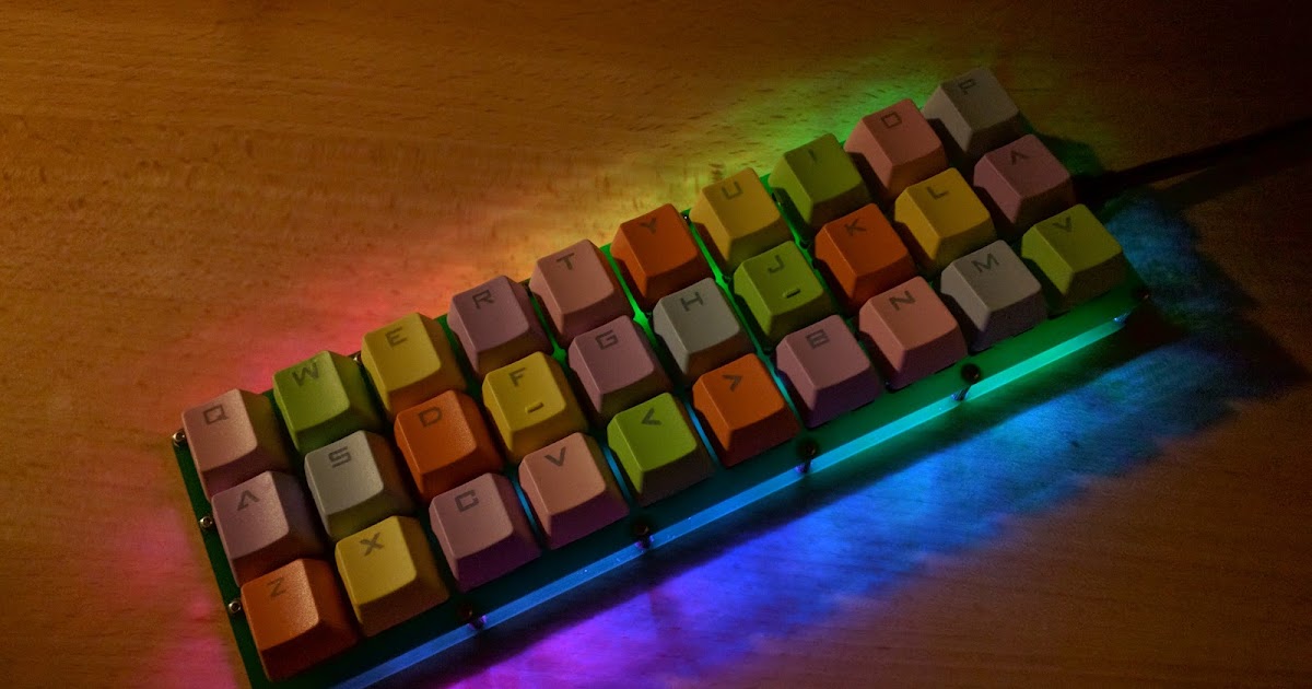 40% Keyboards: Rainbow Pickle