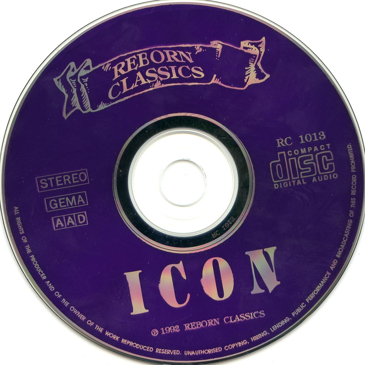 Jolly Joker`s Ohrenbalsam: ICON, ICON, 1984, IMPORT CD, 1993