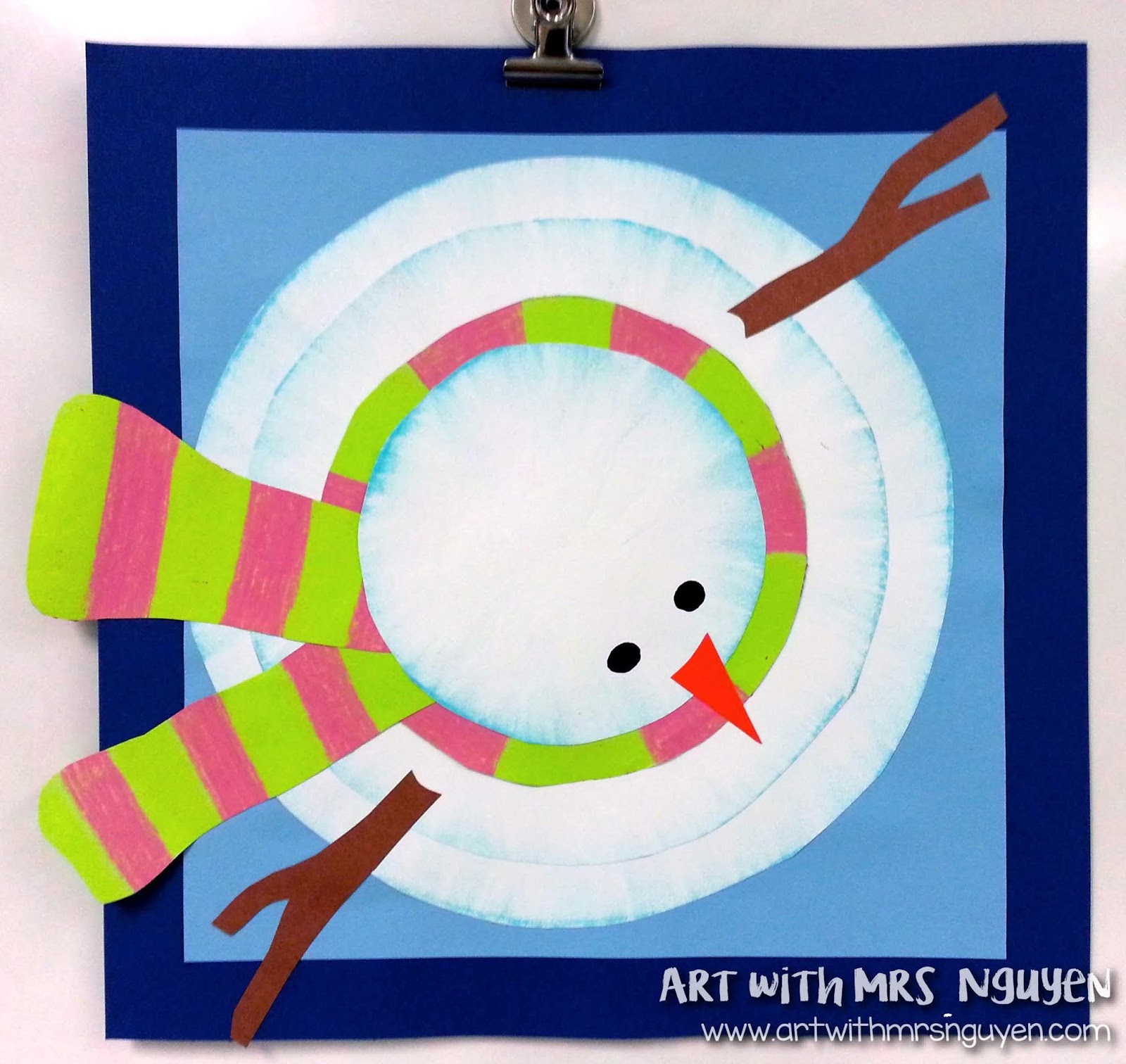 Bird's-Eye-View Snowmen (4th) | Art with Mrs. Nguyen