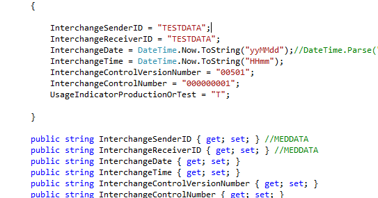 Create 270 X12 Eligibility Request Message using C# (MS .NET)