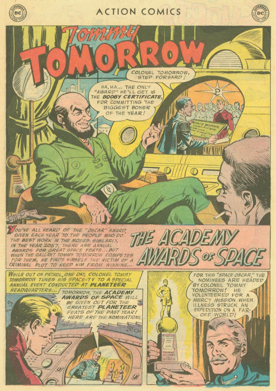 Four-Color Shadows: Tommy Tomorrow-Jim Mooney-1957