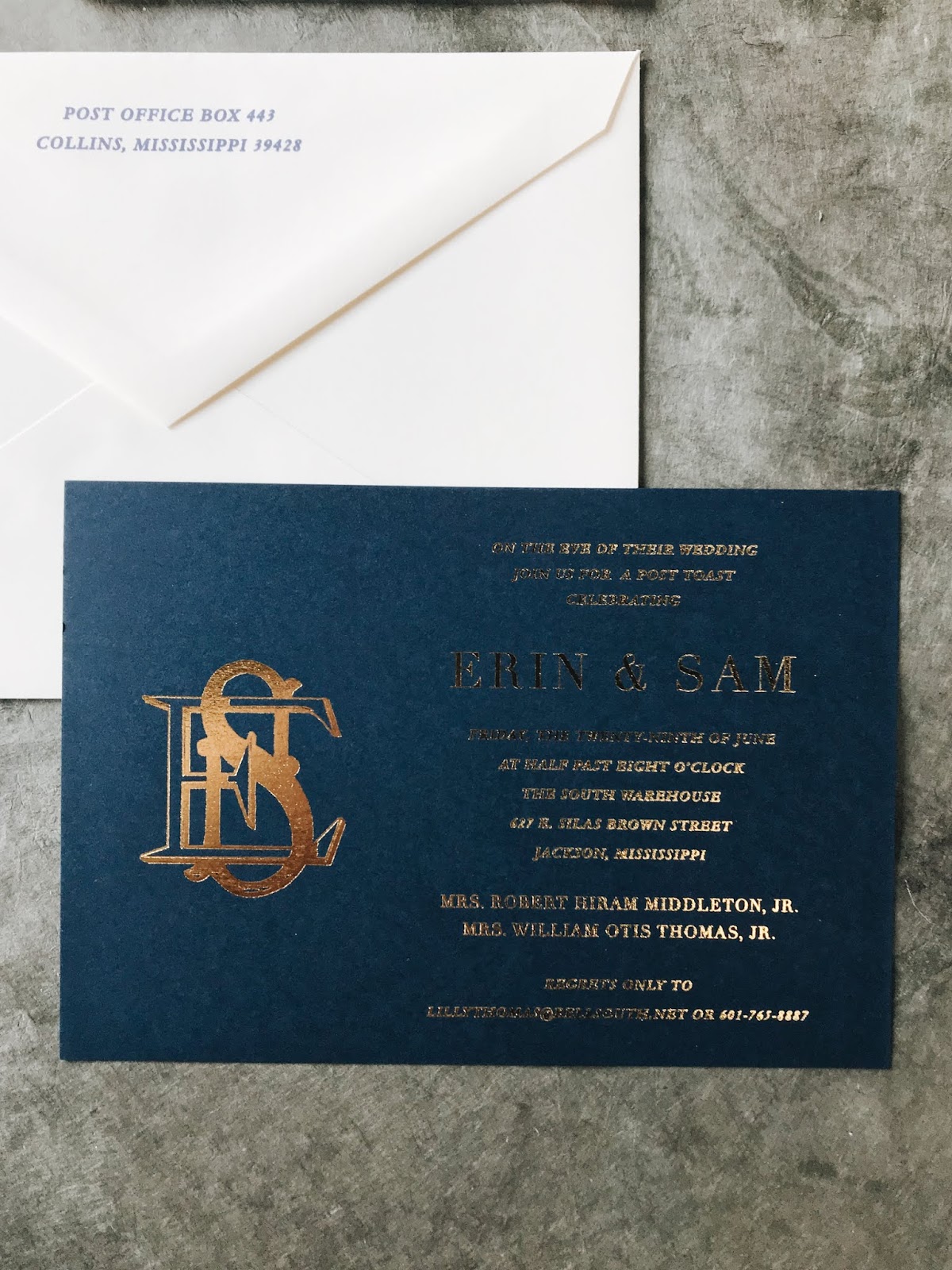 Wedding Invitations for Erin & Sam | Fresh Ink : Style Sentiment ...