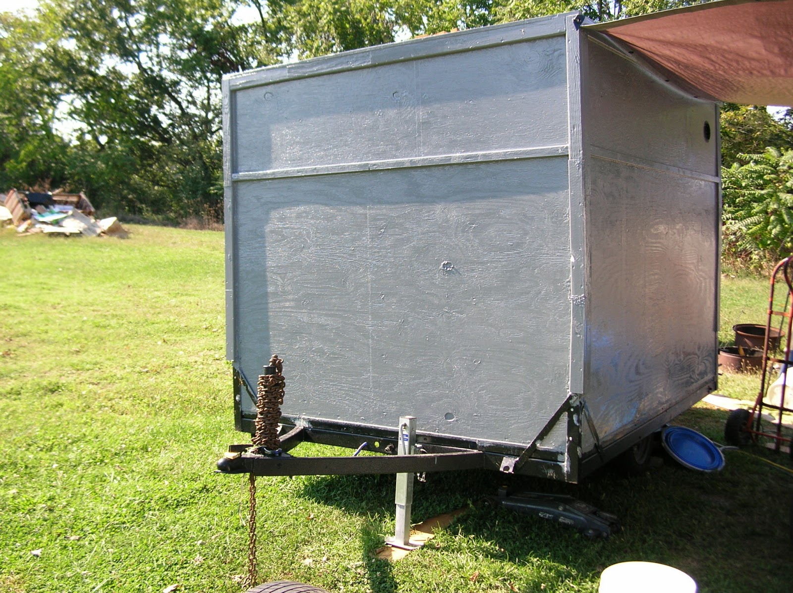 Build Your Own Enclosed Trailer Using A Pop-Up Camper Frame