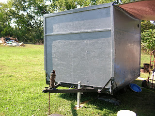 Build Your Own Enclosed Trailer Using A Pop-Up Camper Frame: Putting ...