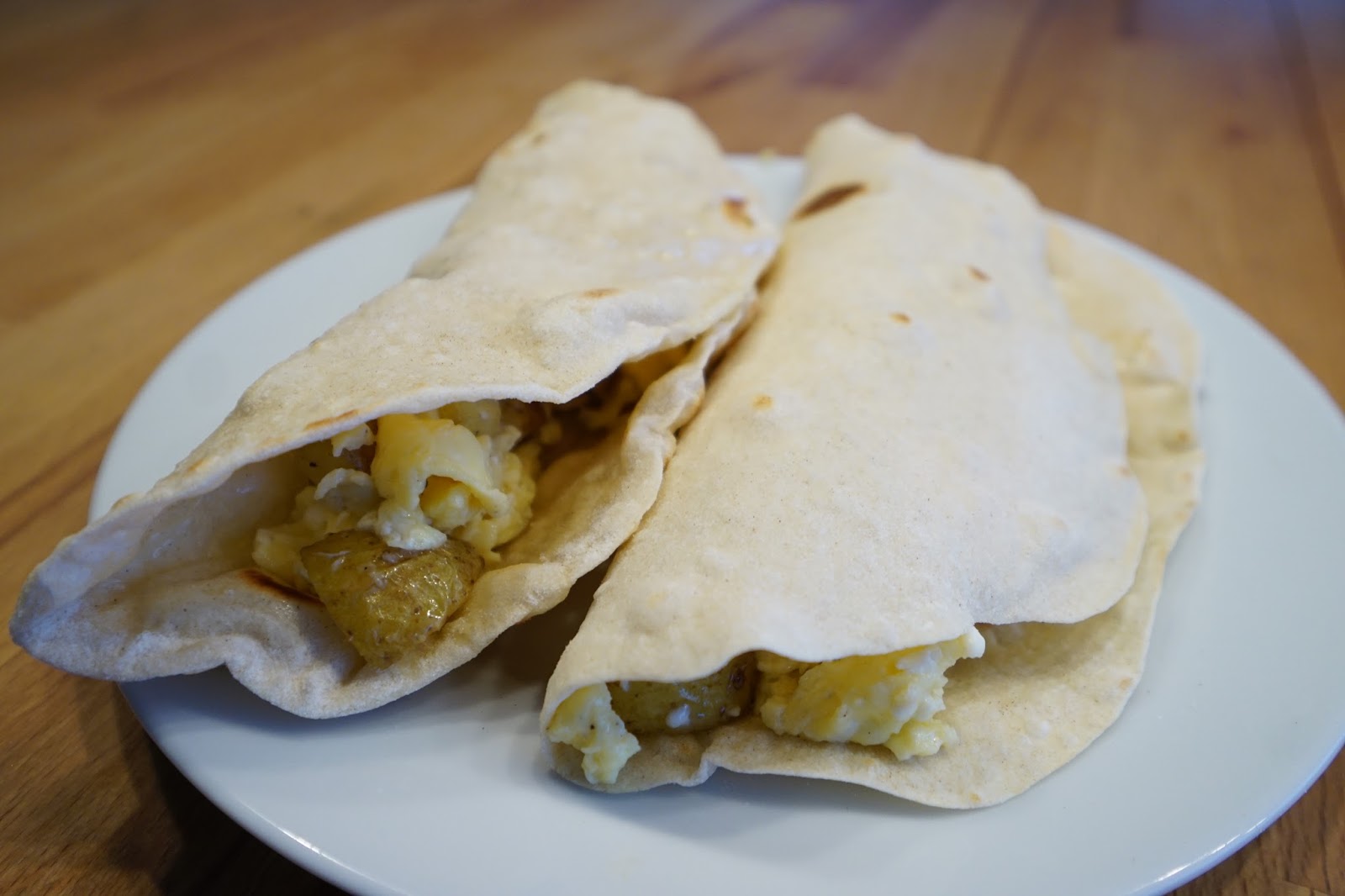 Dreaming of Food: How to make Potato and Egg Breakfast Tacos