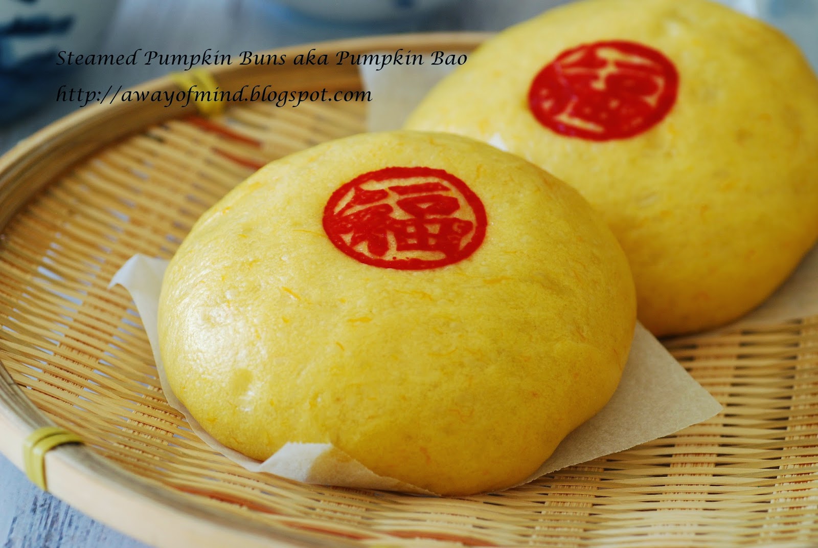 Awayofmind Bakery House: Steamed Pumpkin Buns aka Pumpkin Bao with ...