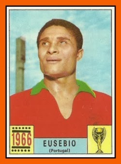 CHUCK'S USED CARDS: R.I.P. - EUSEBIO (1942-2014) The Black Panther