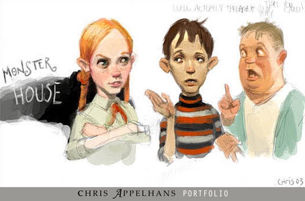 Monster House Drawing