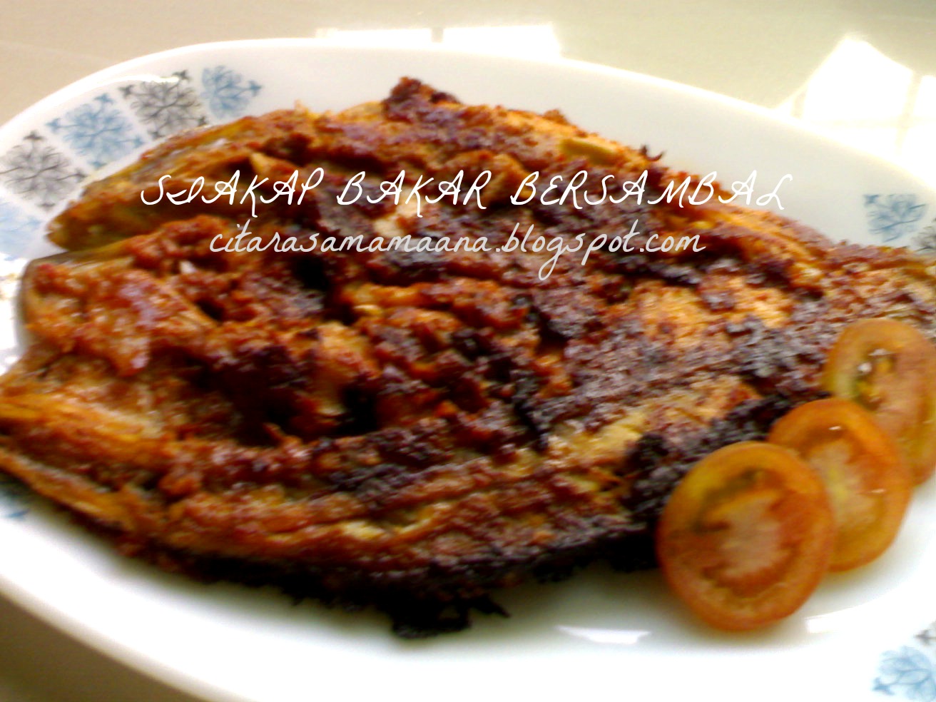 .: SIAKAP BAKAR BERSAMBAL....sedappp