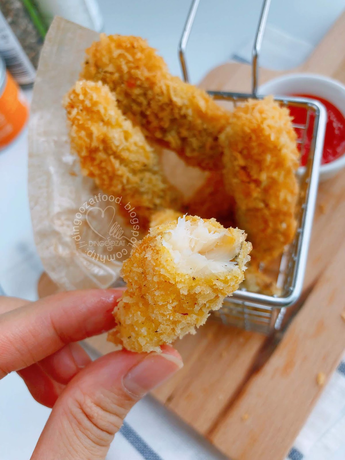 Miki's Food Archives : Crispy Spiced Fish Finger 香脆鱼柳