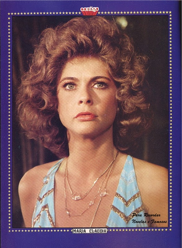 Para Recordar Novelas e Famosos: MARIA CLÁUDIA "Poster"
