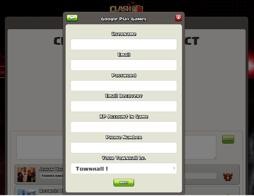 Script Phising COC V2.10 VIP | Faidan R3X