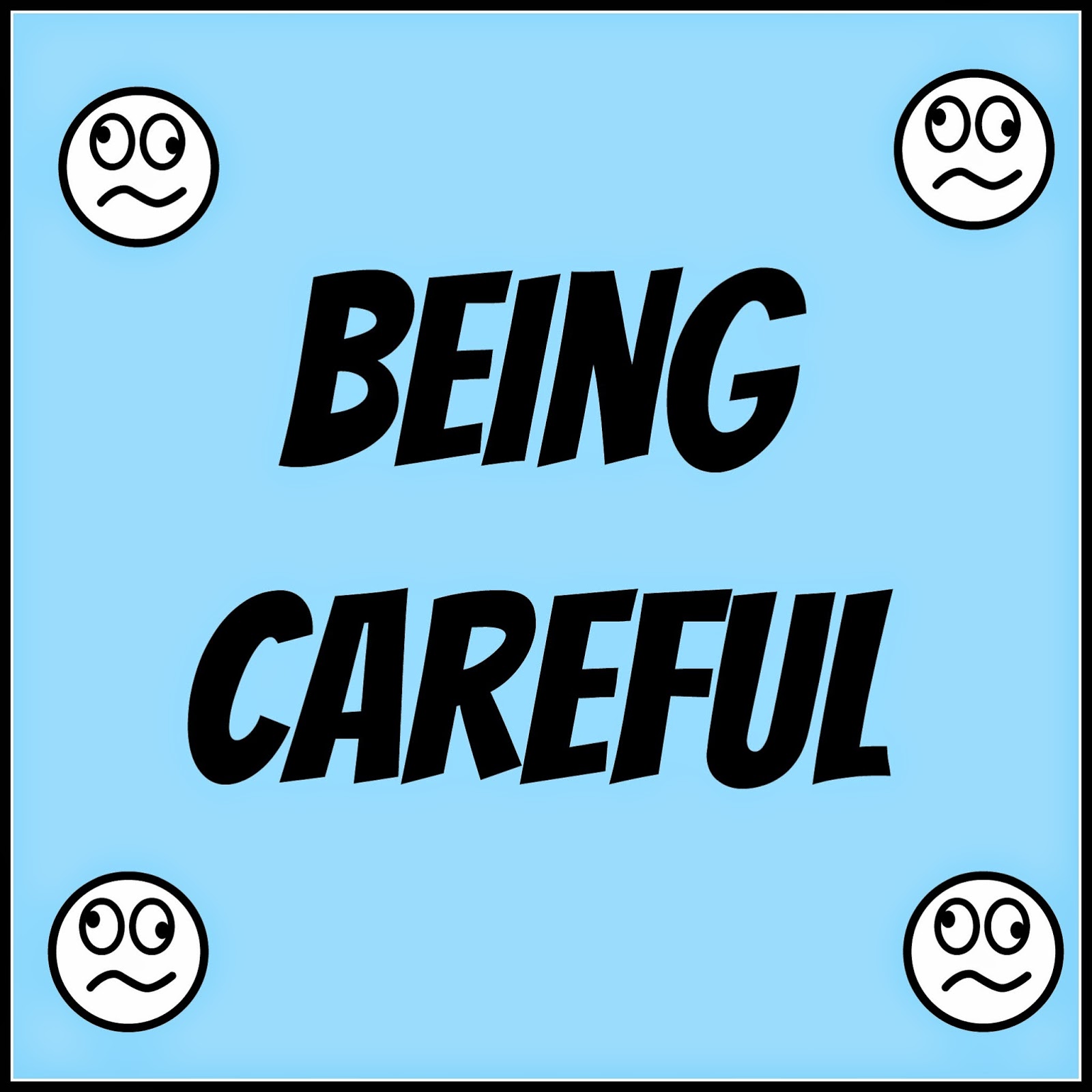 Meg Go Run: Being Careful.