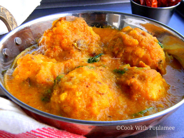 Cook With Poulamee: Stuffed Alur Dam