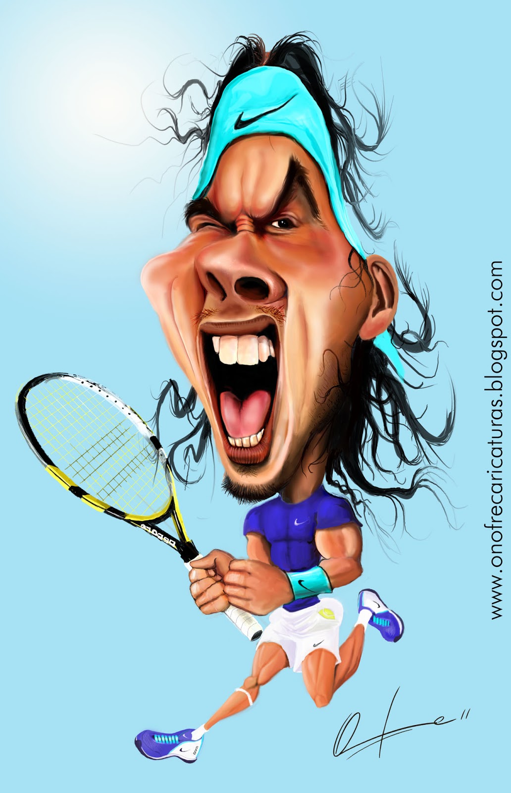 Onofre Caricaturas: RAFA NADAL