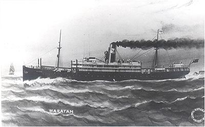 Mole's Genealogy Blog: The Waratah begins her fateful voyage 108 years ago