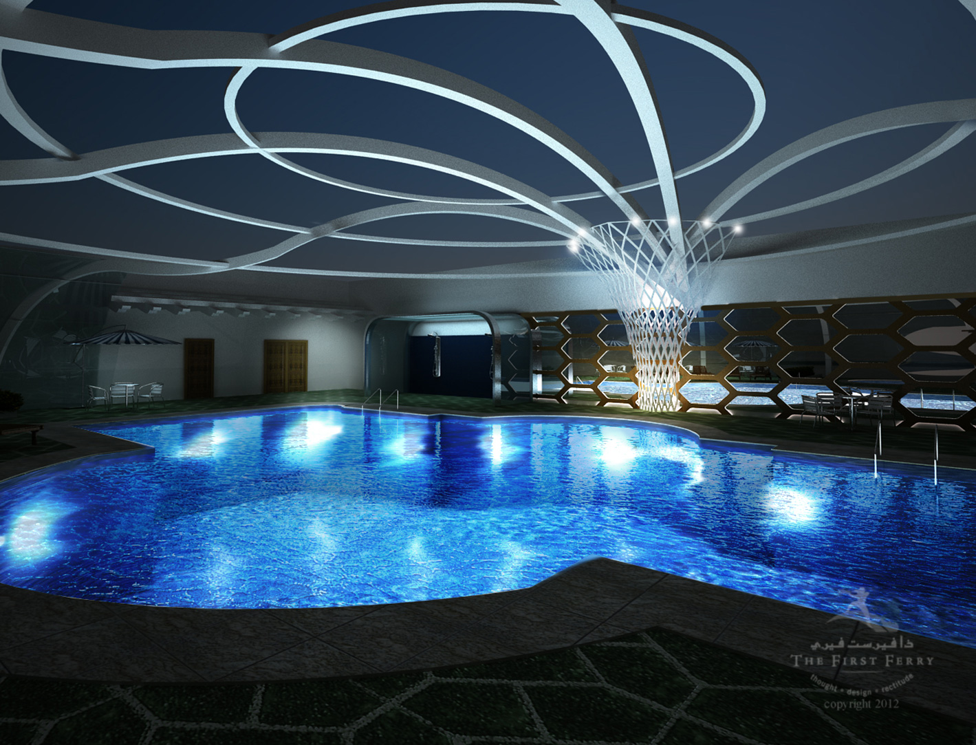 The First Ferry: Club House Swimming Pool