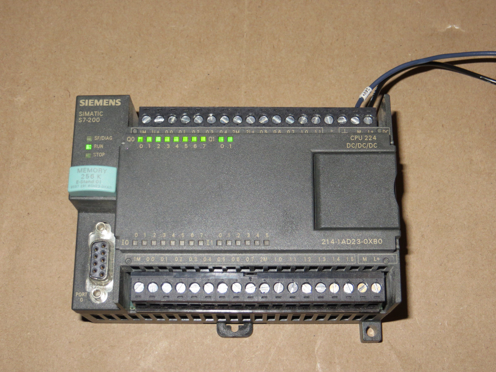 Siemens 6ES7 214-1AD23-0XB0 CPU 224 Compact unit